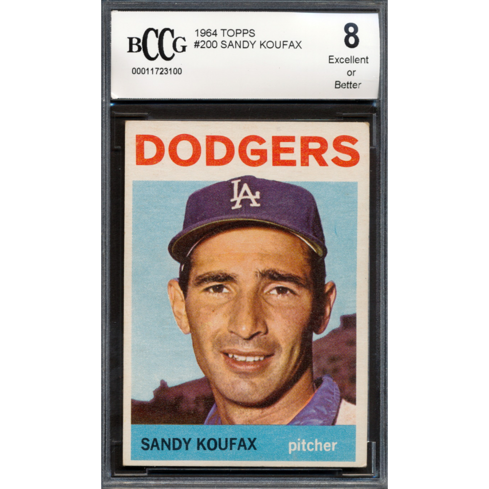Sandy Koufax 1964 Topps #200 (BCCG 8) | Pristine Auction