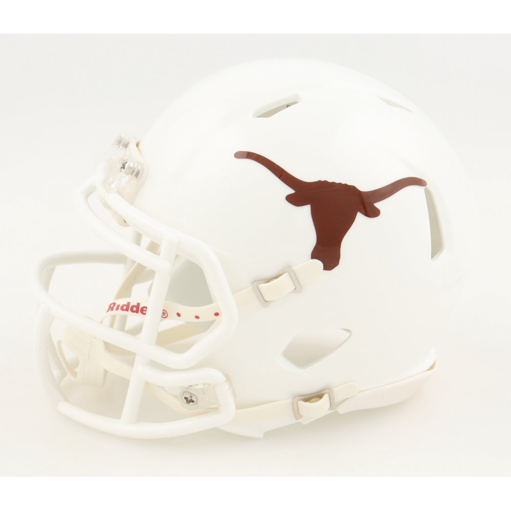 Vince Young Signed Texas Longhorns Mini Speed Helmet (JSA & PIA ...