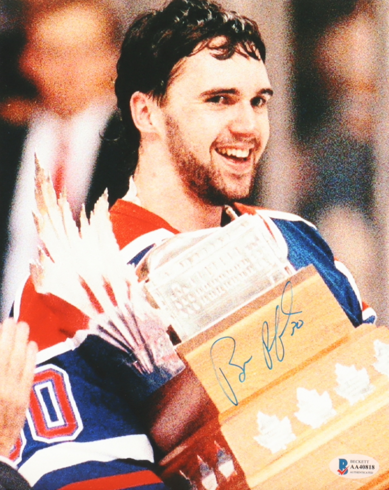 Bill Ranford Signed Oilers 8x10 Photo (Beckett) | Pristine Auction