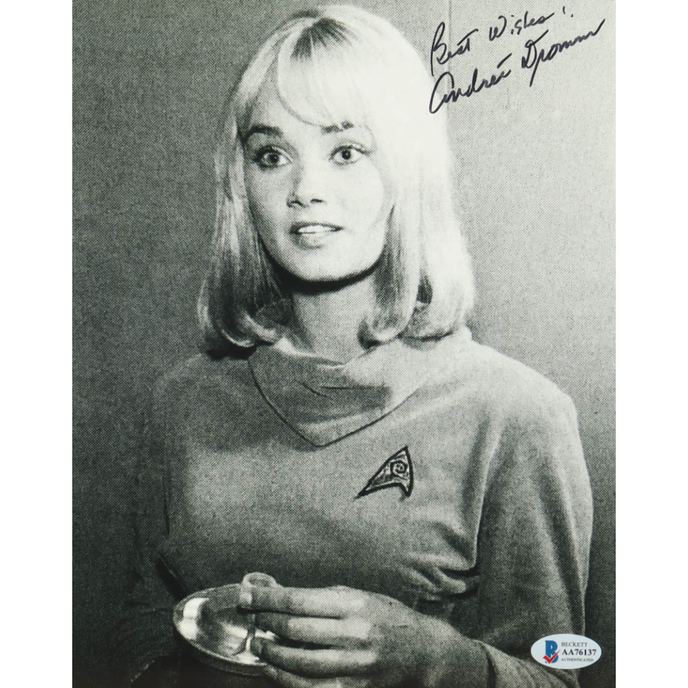 Andrea Dromm Signed "Star Trek" 8x10 Photo Inscribed "Best Wishes ...