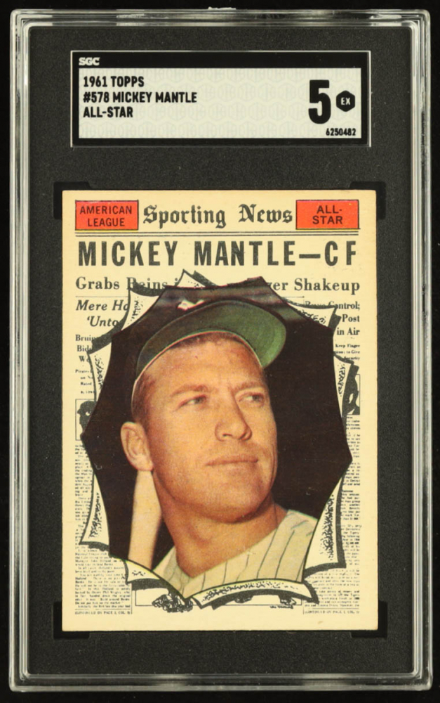 Mickey Mantle 1961 Topps #578 AS (SGC 5) | Pristine Auction