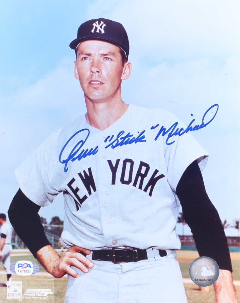 Gene "Stick" Michael Signed Yankees 8x10 Photo (PSA) | Pristine Auction