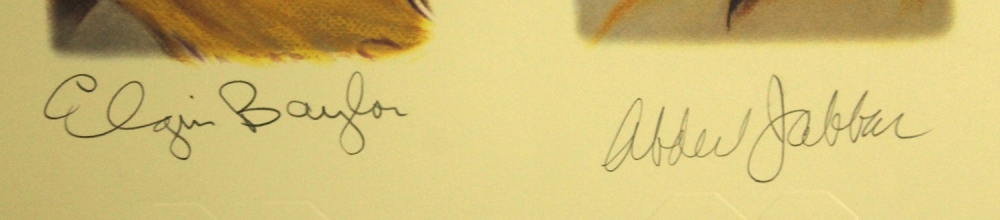 Lakers Legends 44" x 27" Custom Framed Limited Edition Lithograph ...