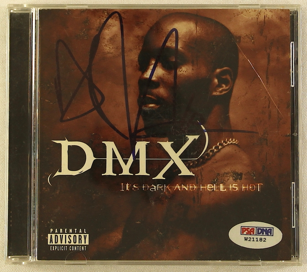 DMX Signed CD "It's Dark and Hell Is Hot" (PSA COA) | Pristine Auction