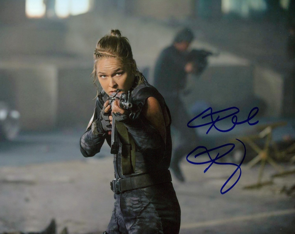Ronda Rousey Signed "The Expendables 3" 8x10 Photo (PA LOA) | Pristine ...