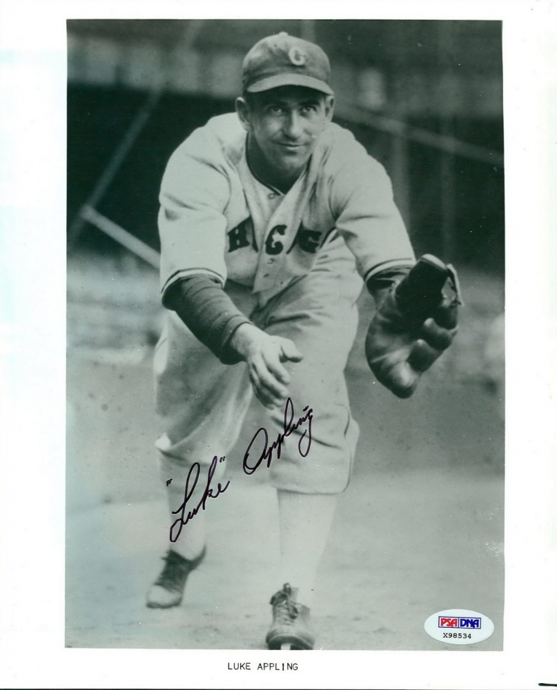 Luke Appling Signed White Sox 8x10 Photo (PSA COA) | Pristine Auction