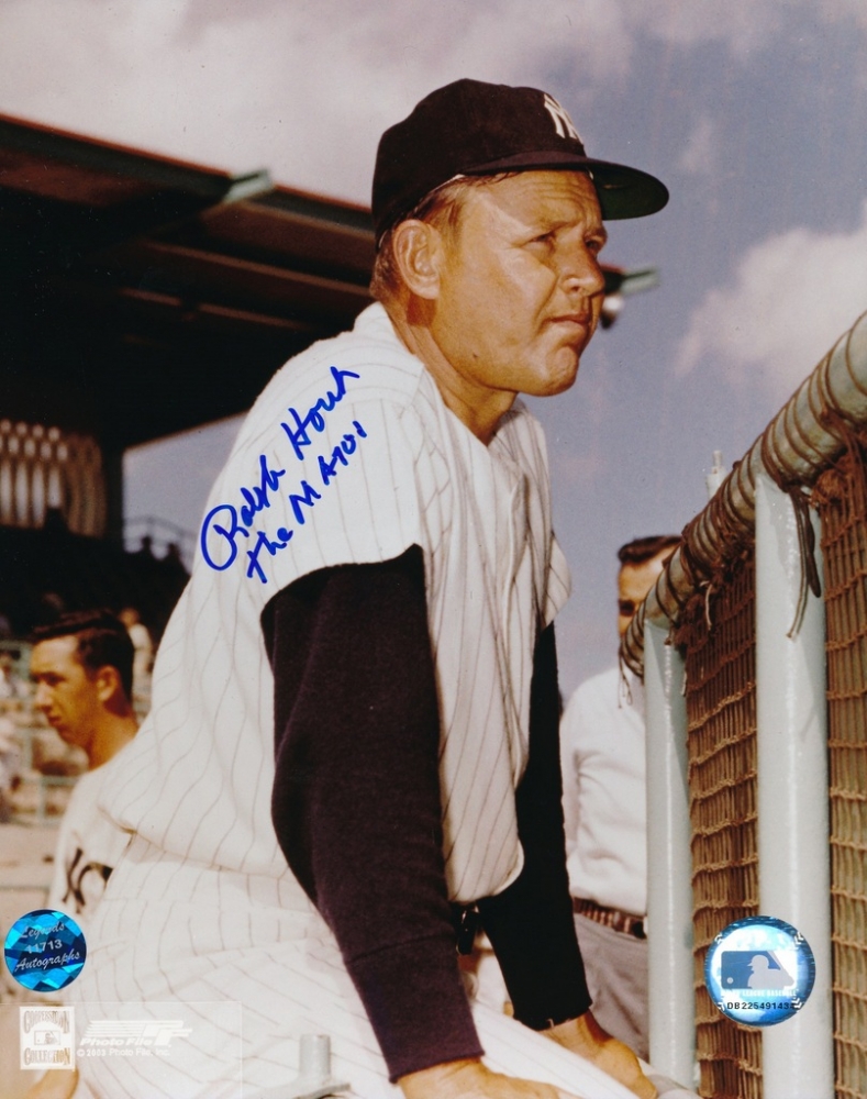 Ralph Houk Signed Yankees 8x10 Photo Inscribed "The Major" (Legends ...