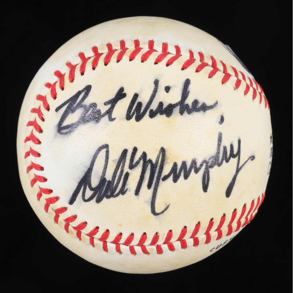 Dale Murphy Signed ONL Baseball Inscribed "Best Wishes" (PSA ...
