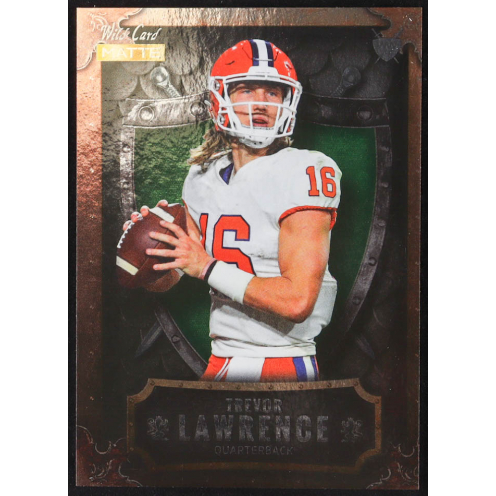 Trevor Lawrence 2021 Wild Card Matte Black Retail Bronze Weekend ...