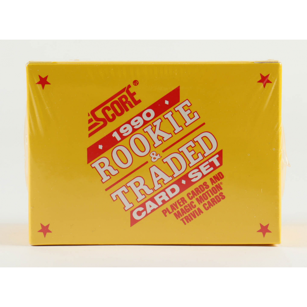 1990 Score Rookie / Traded Baseball Complete Set of (110) Cards with Frank Thomas #86T, Eric ...