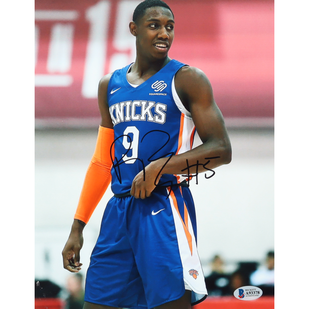 R.J. Barrett Signed Knicks 8x10 Photo (Beckett) | Pristine Auction