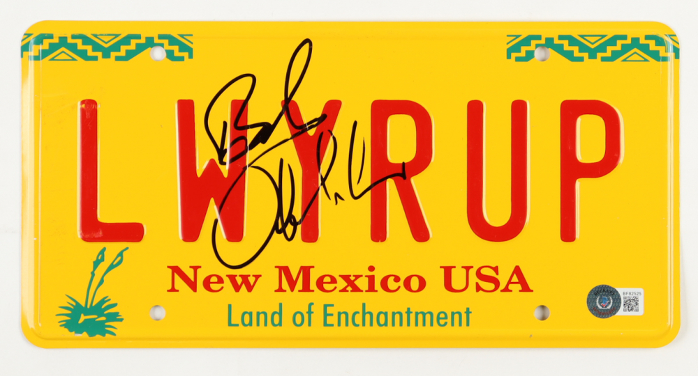 Bob Odenkirk Signed "Better Call Saul" License Plate (Beckett ...