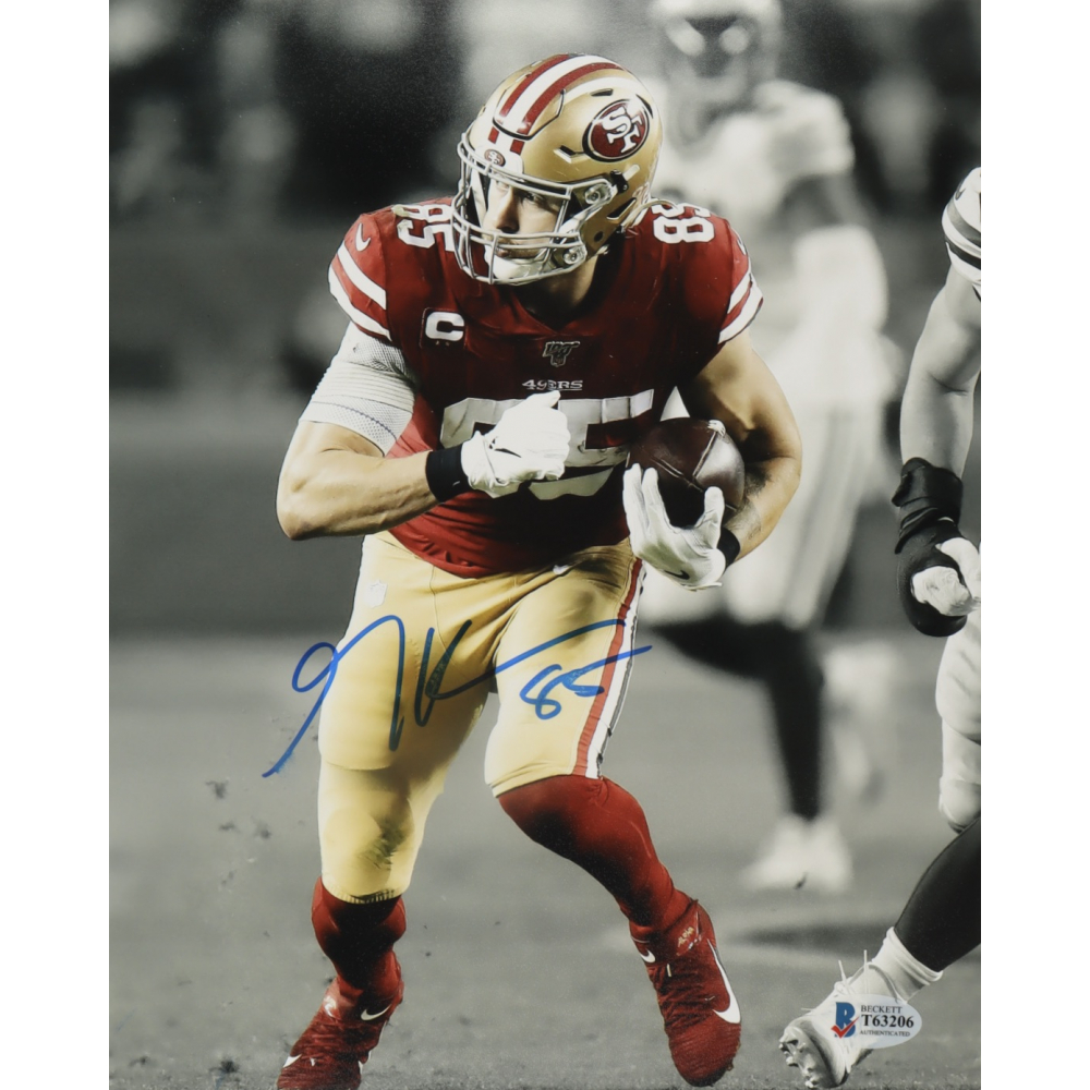 George Kittle Signed 49ers 8x10 Photo (Beckett) | Pristine Auction