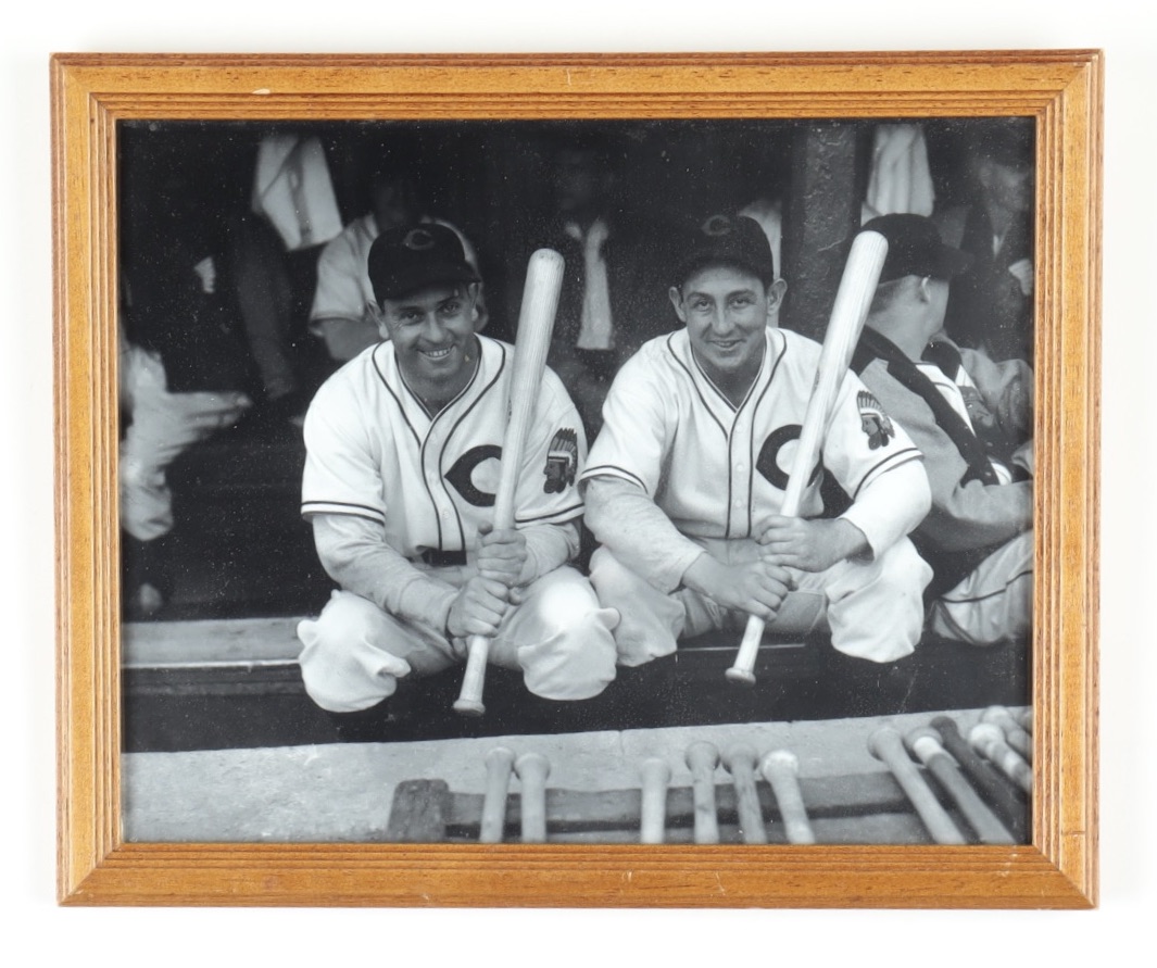 Earl Averill & Odell Hale Indians 9x11 Custom Framed Photo | Pristine ...