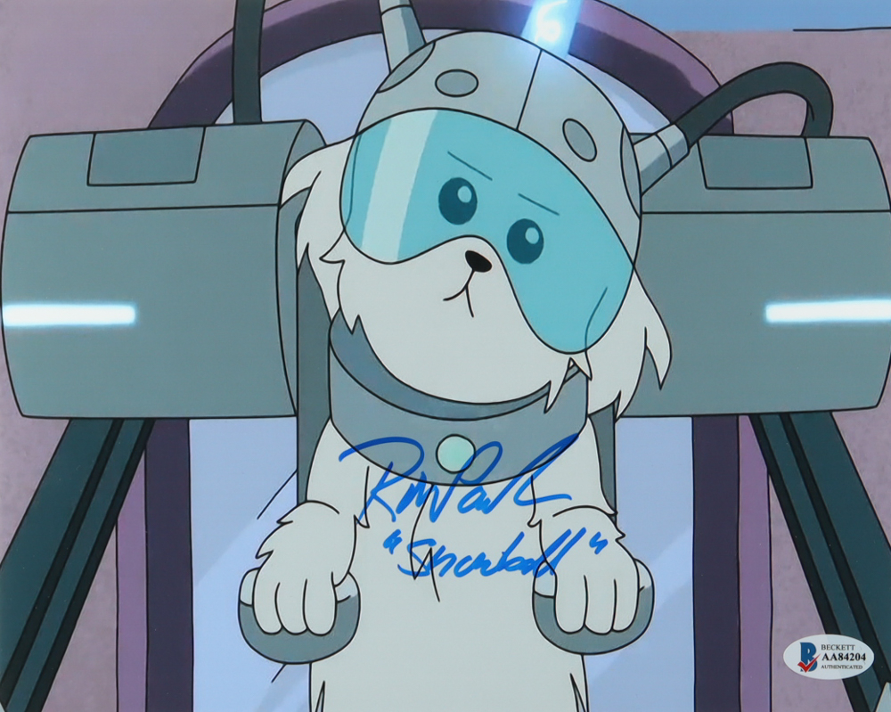 Rob Paulsen Signed "Rick and Morty" 8x10 Photo Inscribed "Snowball ...