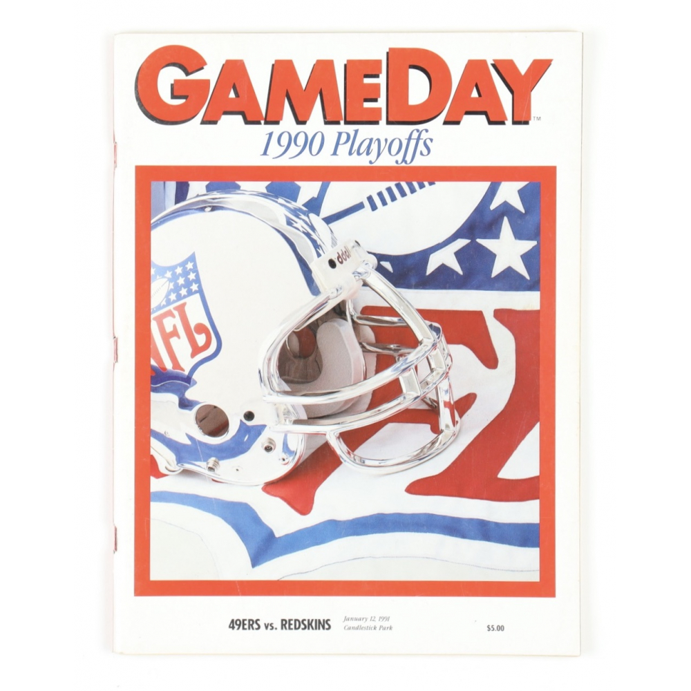 1990 Gameday NFL Playoff Game Program | Pristine Auction