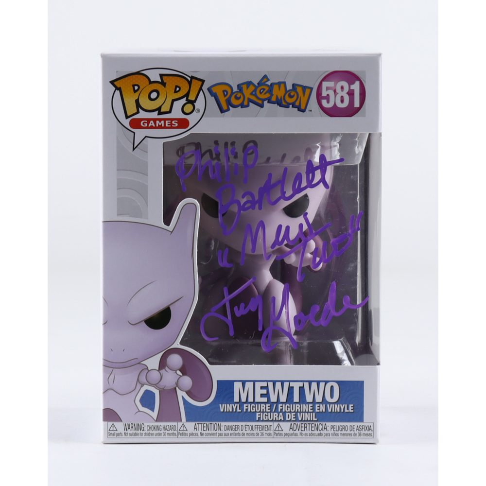 Jay Goede Signed "Pokemon" #581 Mewtwo Funko Pop! Vinyl Figure ...