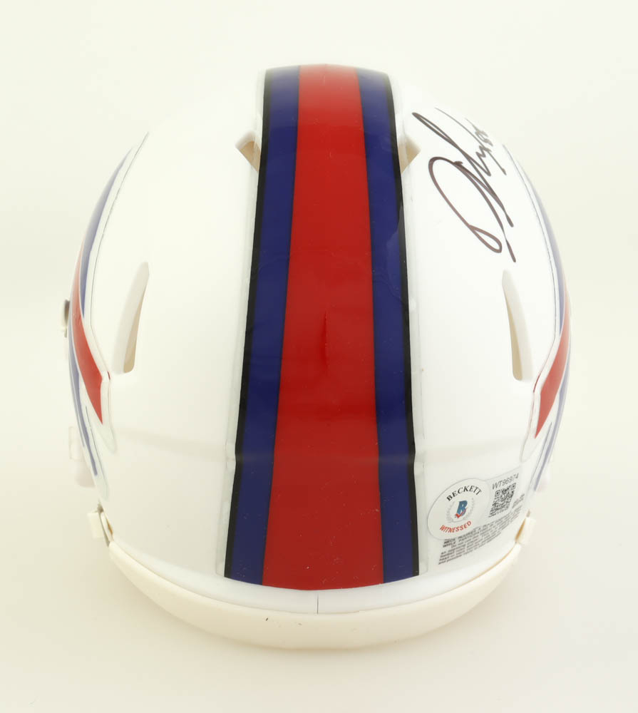 Dawson Knox Signed Bills Speed Mini Helmet (Beckett) | Pristine Auction