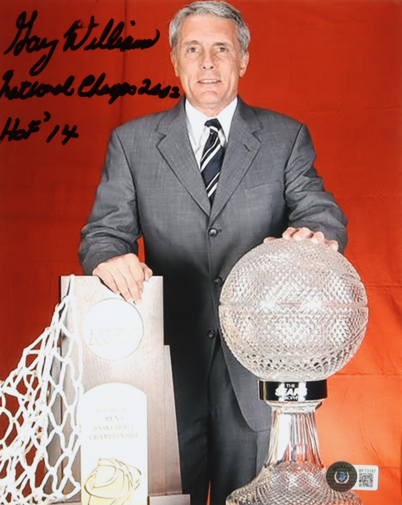 Gary Williams Signed Maryland Terrapins 8x10 Photo Inscribed "National ...