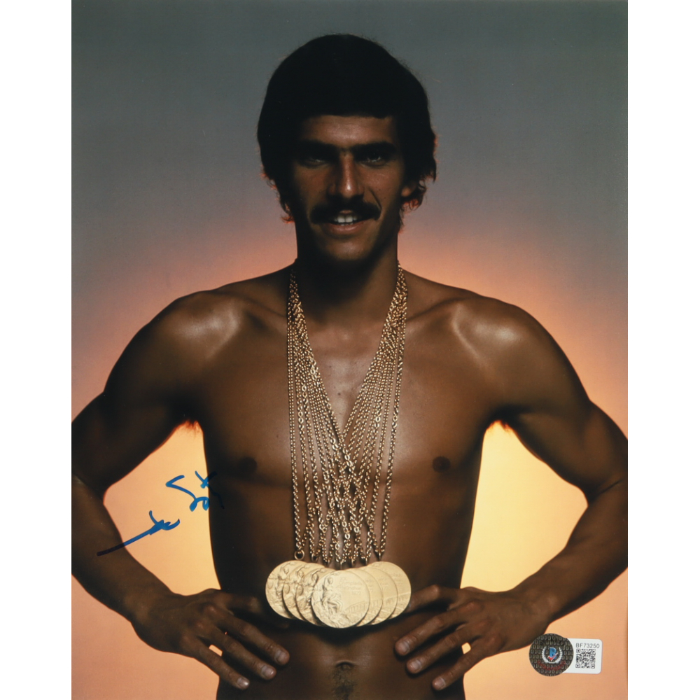 Mark Spitz Signed Team USA 8x10 Photo (Beckett) | Pristine Auction