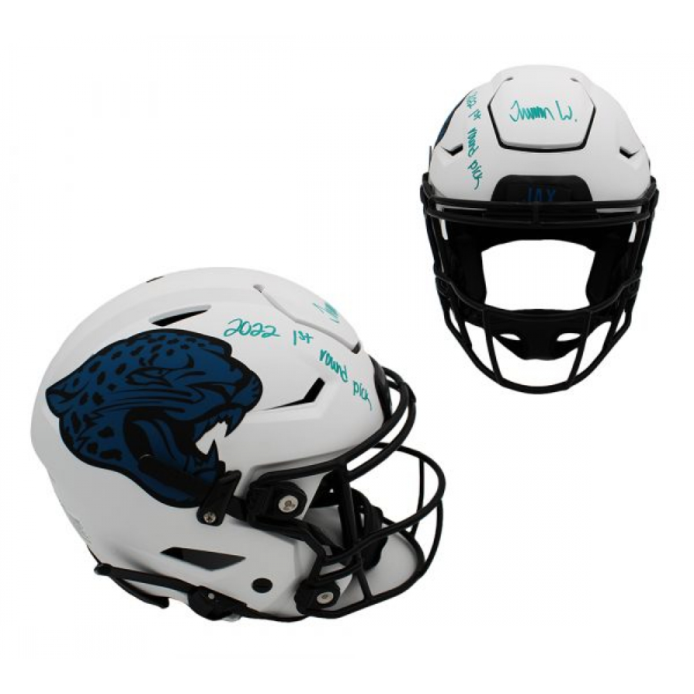 Travon Walker Signed Jaguars Full-Size Authentic On-Field Lunar Eclipse ...