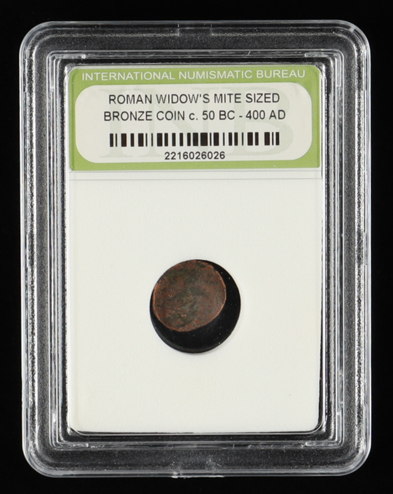 50 B.C. - 400 A.D. Roman "Widow's Mite" Bronze Coin (INB) | Pristine ...