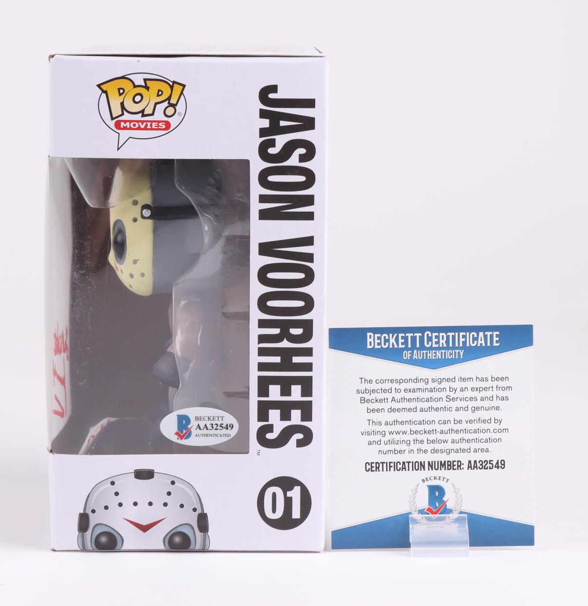 Ted White Signed "Friday the 13th" Jason Voorhees #01 Funko Pop! Vinyl ...