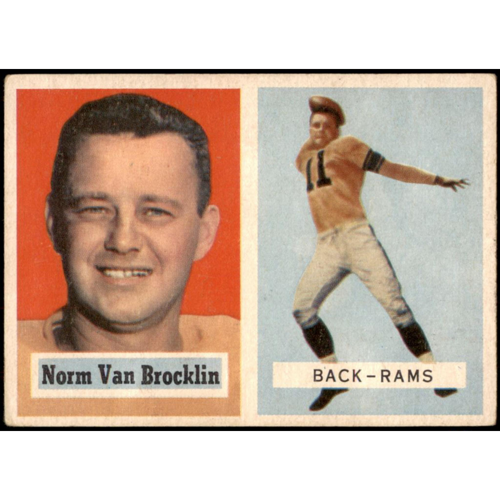 Norm Van Brocklin 1957 Topps #22 | Pristine Auction