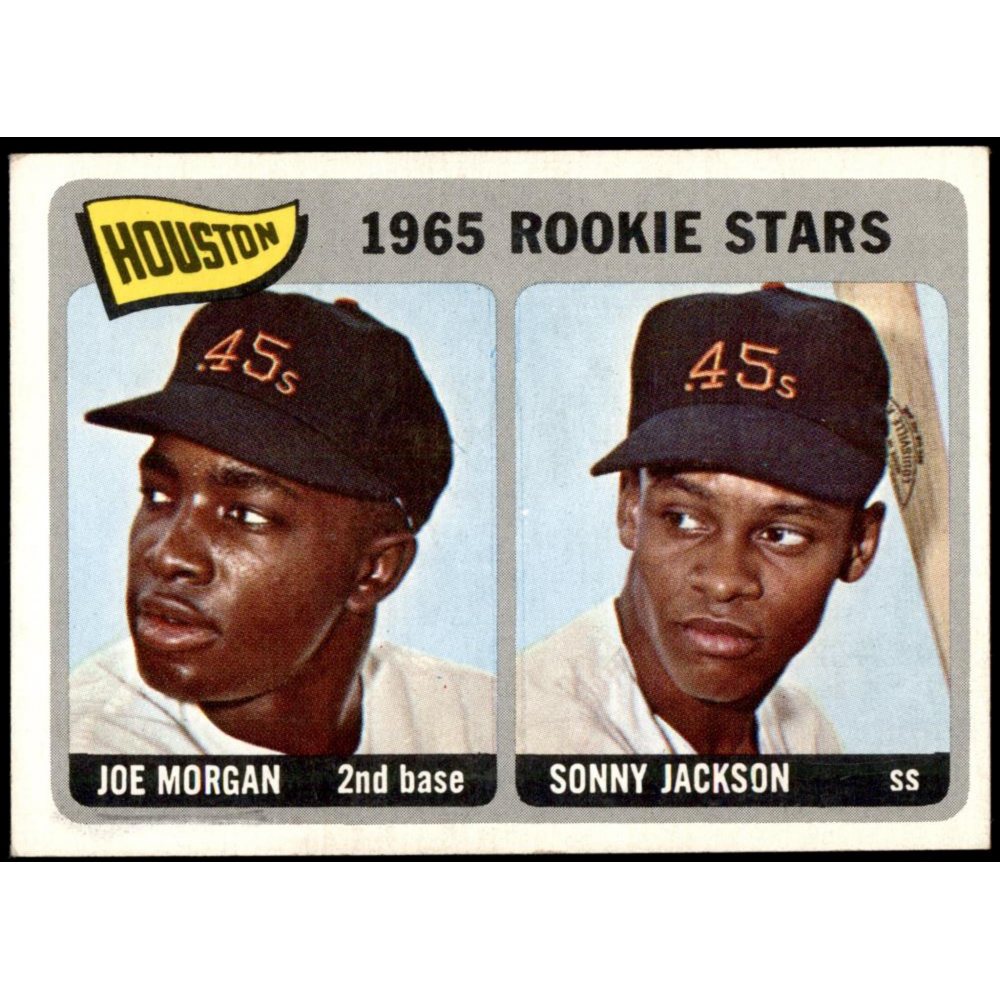 Joe Morgan / Sonny Jackson 1965 Topps #16 Rookie Stars DP RC | Pristine ...