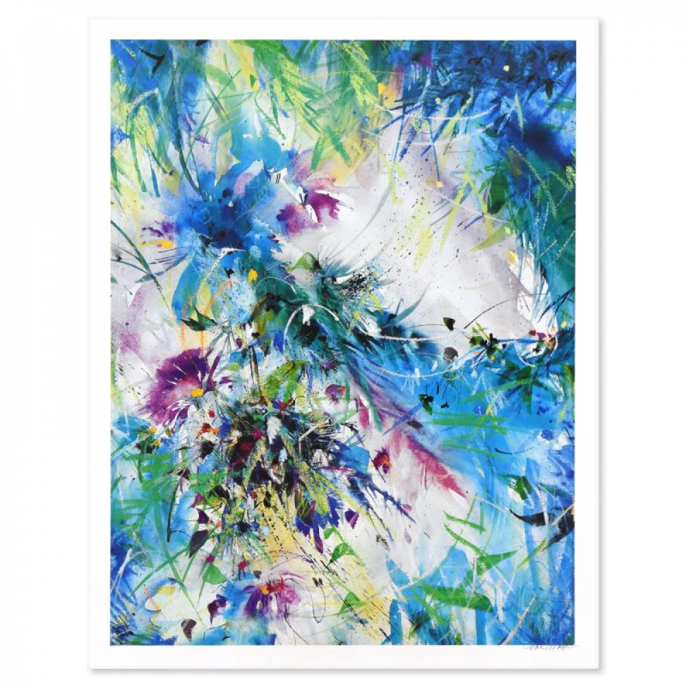 Zoe Mac Signed "Starburst" Numbered LE 23x29 Lithograph (PA) | Pristine ...