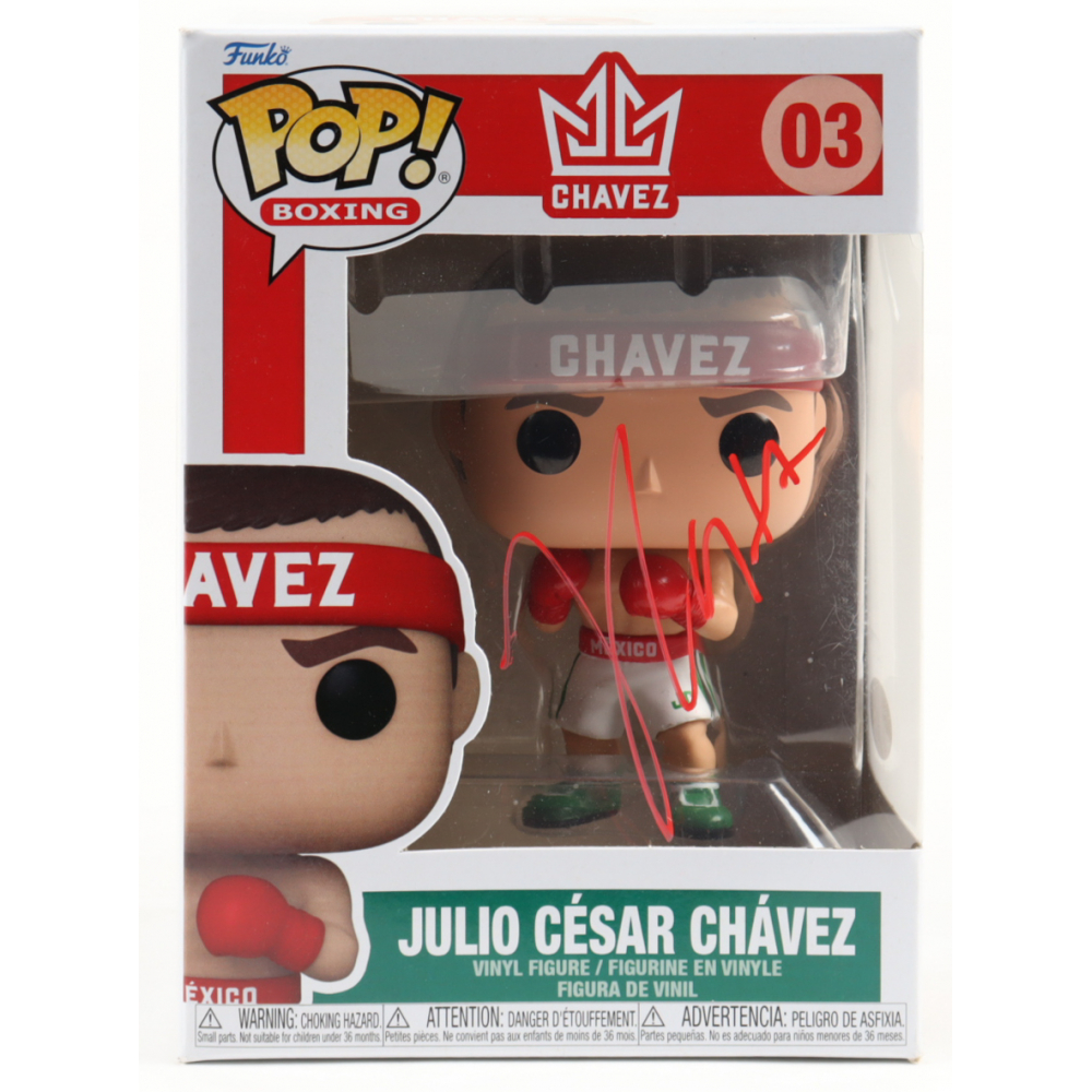 Julio Cesar Chavez Signed Chavez #03 Funko Pop! Vinyl Figure (JSA ...