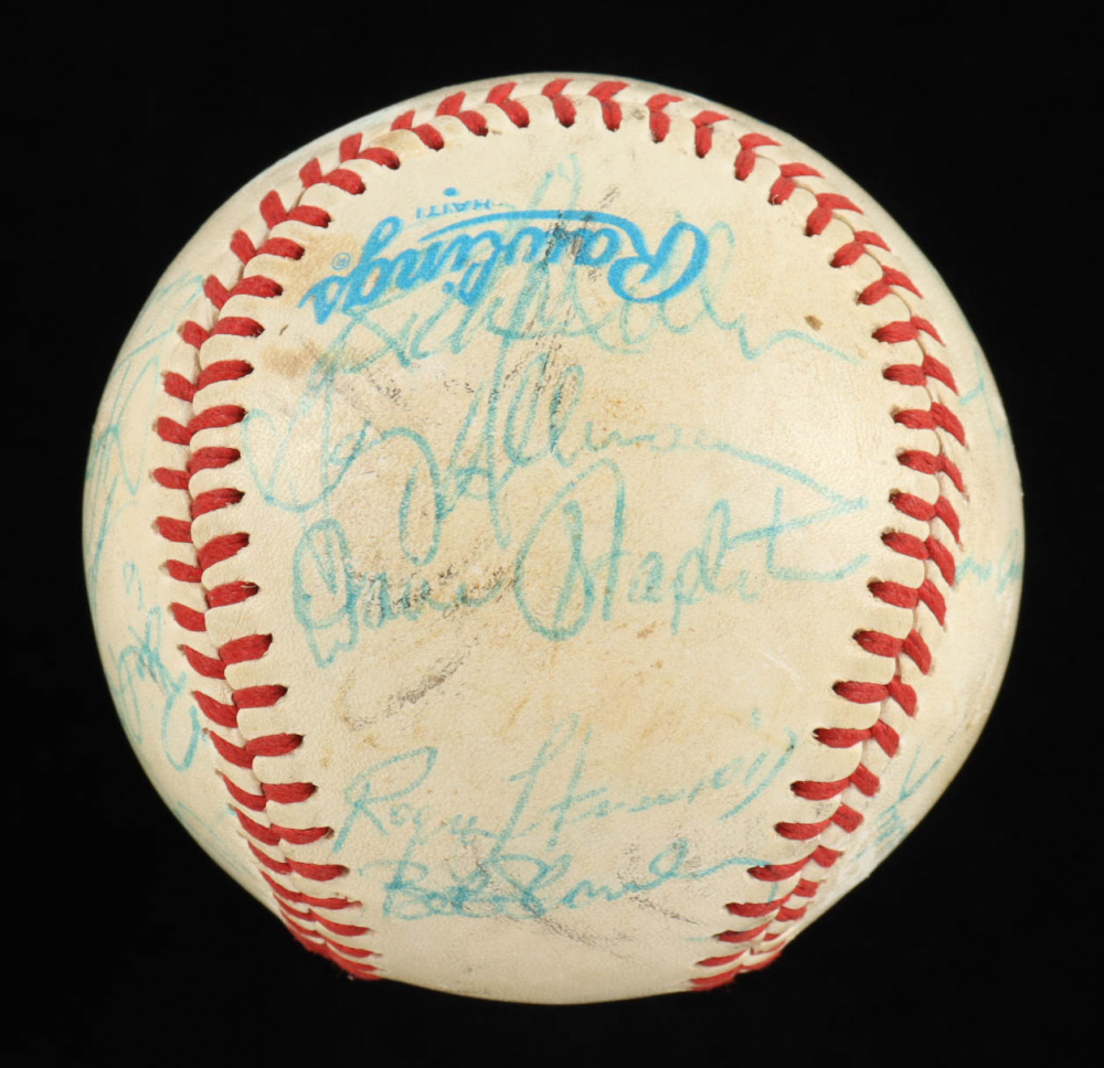 1982 Red Sox OAL Baseball Team-Signed by (15) with Jim Rice, Tony Perez ...