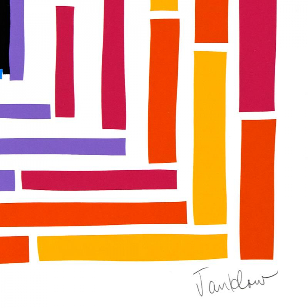 Leonard Janklow Signed "Bamboo 52" Numbered LE 23x31 Serigraph (PA ...