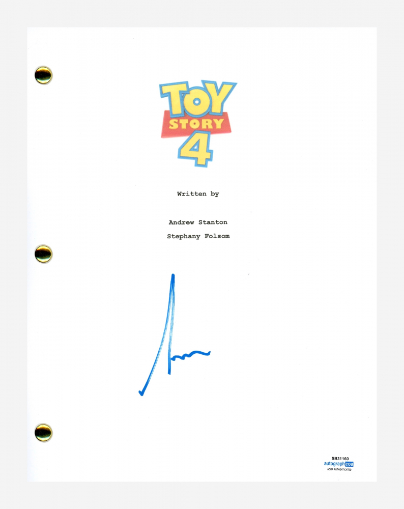 Tim Allen Signed "Toy Story 4" Movie Script (AutographCOA) | Pristine ...
