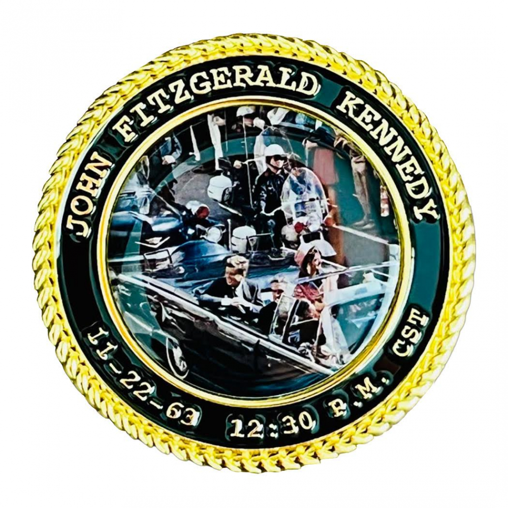 John F. Kennedy LE “JFK Assassination“ Theme Tribute Challenge Coin ...
