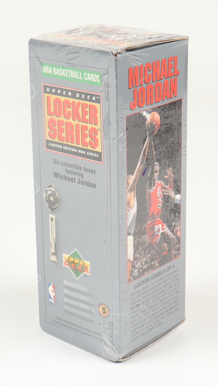 1991 Upper Deck NBA Michael Jordan Locker Series 5 Box with (7) Packs ...