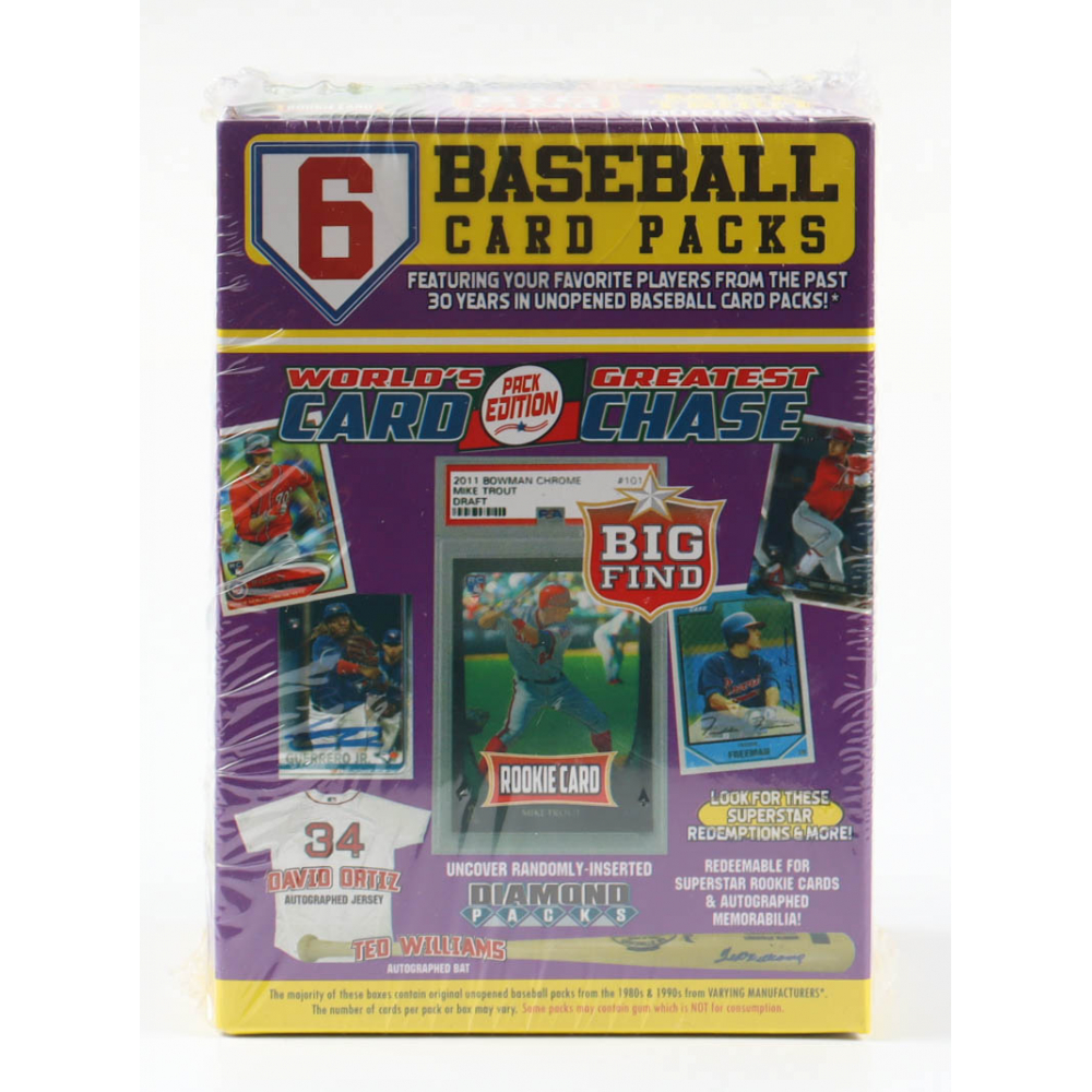 2022 Baseball World's Greatest Chase Baseball Trading Card Blaster Box ...