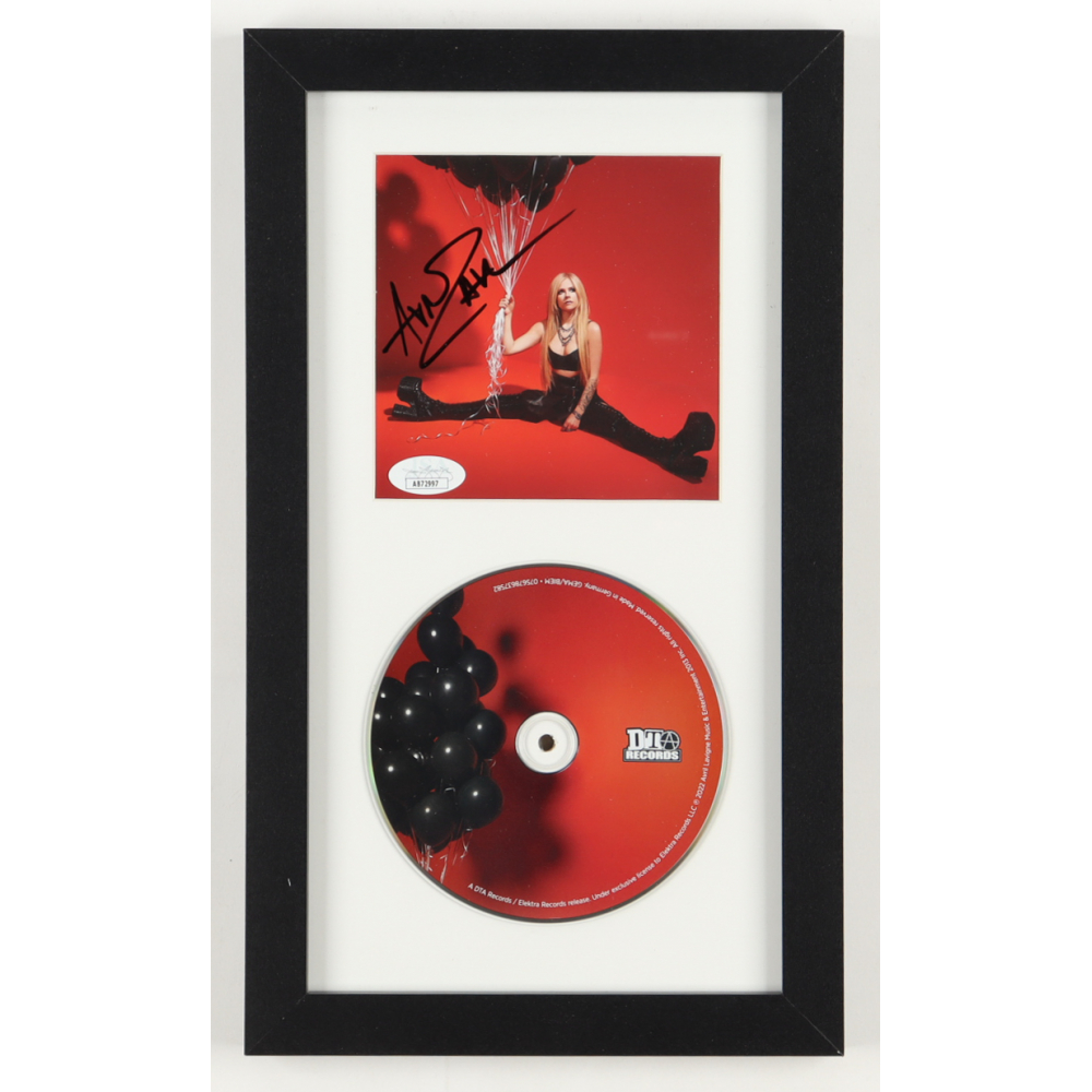 Avril Lavigne Signed "Love Sux" 8x13 Custom Framed CD Insert (JSA ...