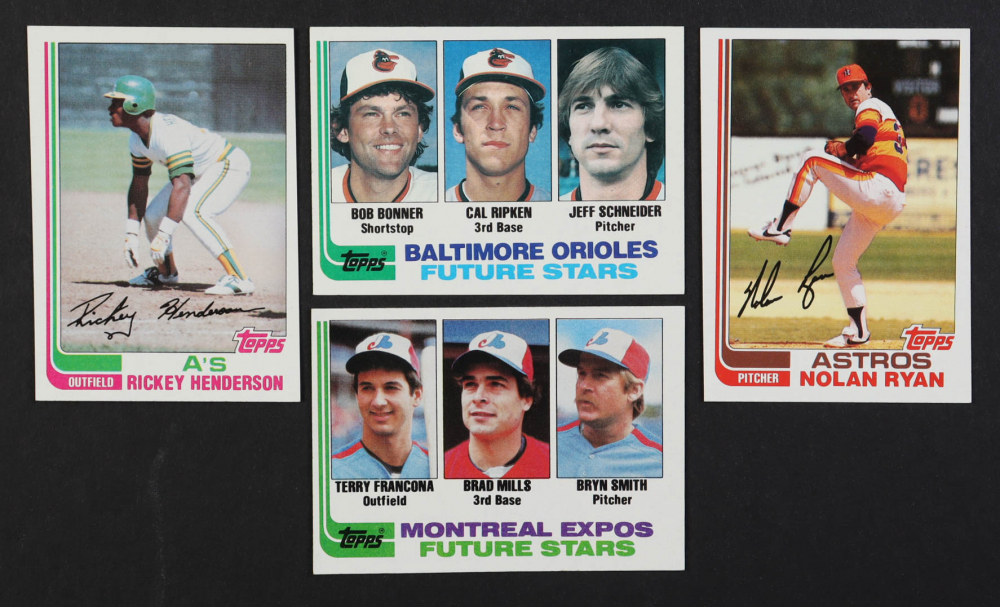 1982 Topps Baseball Complete Set Of (792) Cards With Bob Bonner Rc 