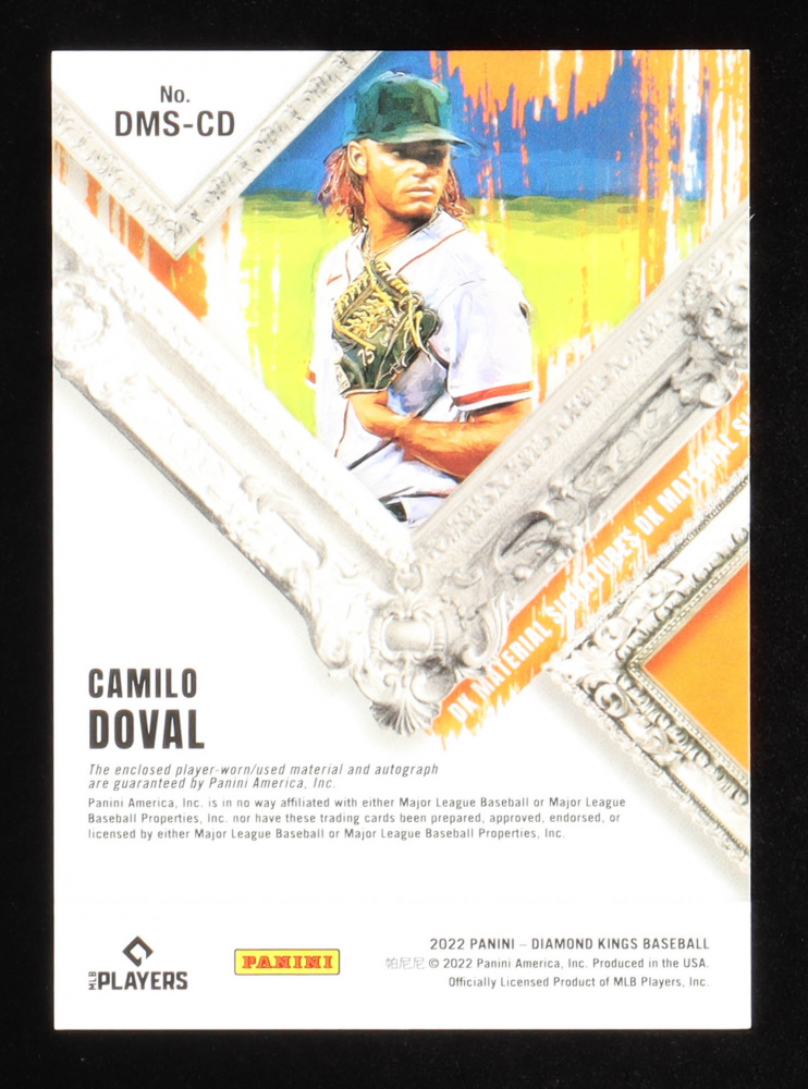 Camilo Doval 2022 Diamond Kings DK Material Signatures Gold #52 #90/99 ...