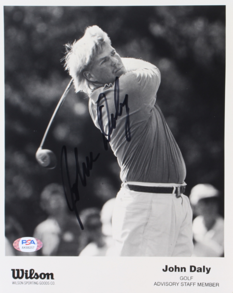 John Daly Signed 8x10 Photo (PSA) | Pristine Auction