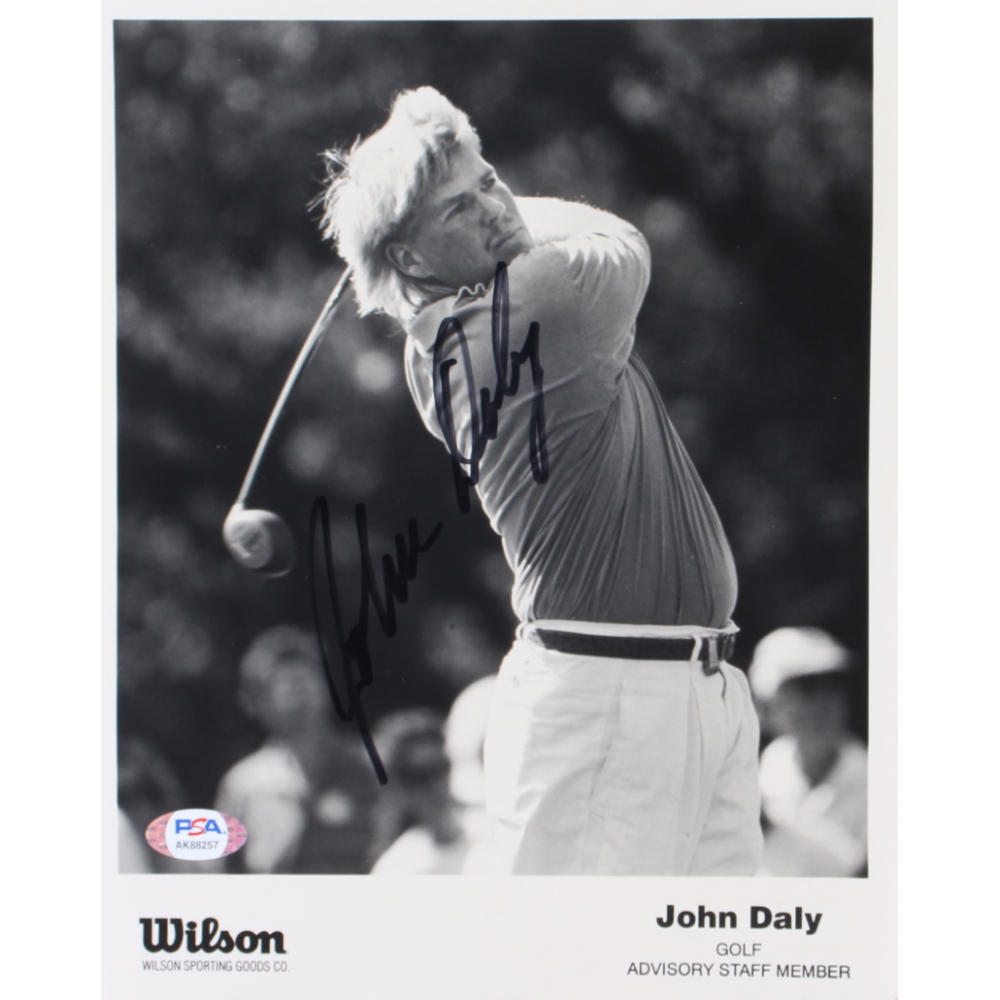 John Daly Signed 8x10 Photo (PSA) | Pristine Auction