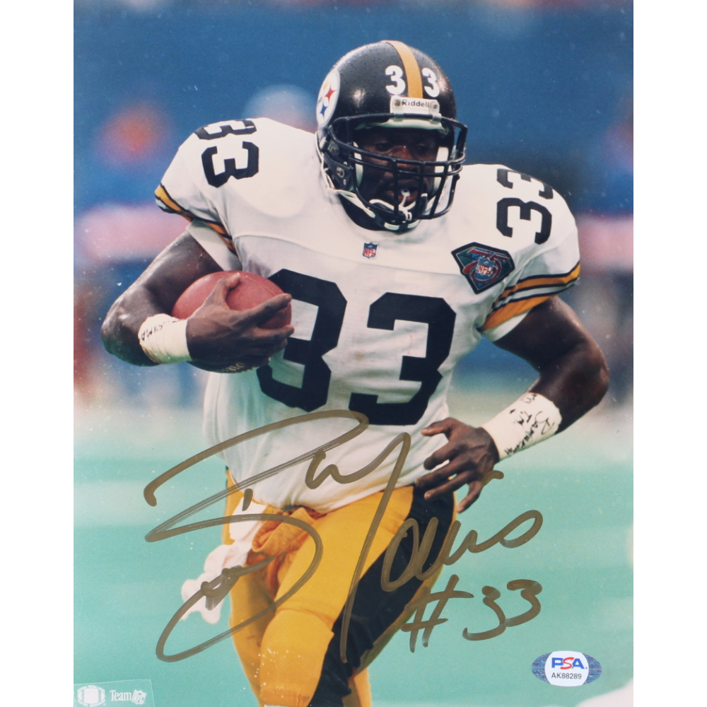 Bam Morris Signed Steelers 8x10 Photo (PSA) | Pristine Auction