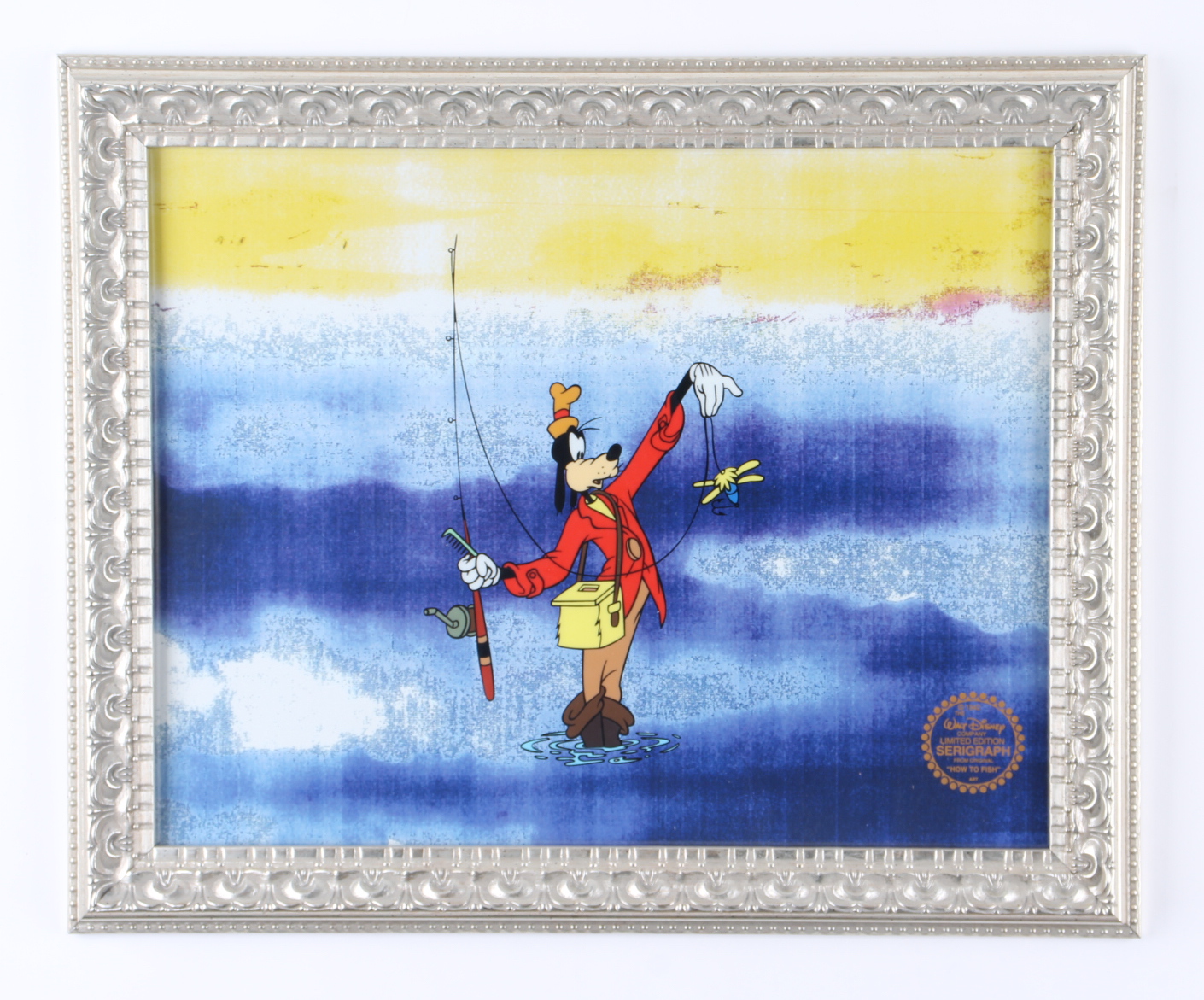 Walt Disney's Goofy "How to Fish" 13x16 Custom Framed (2) Piece ...