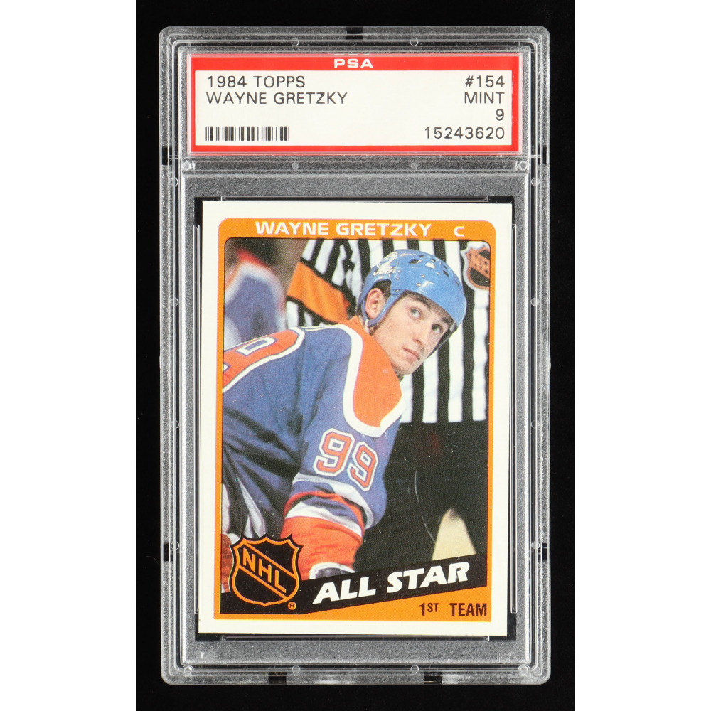 Wayne Gretzky 1984-85 Topps #154 AS (PSA 9) | Pristine Auction