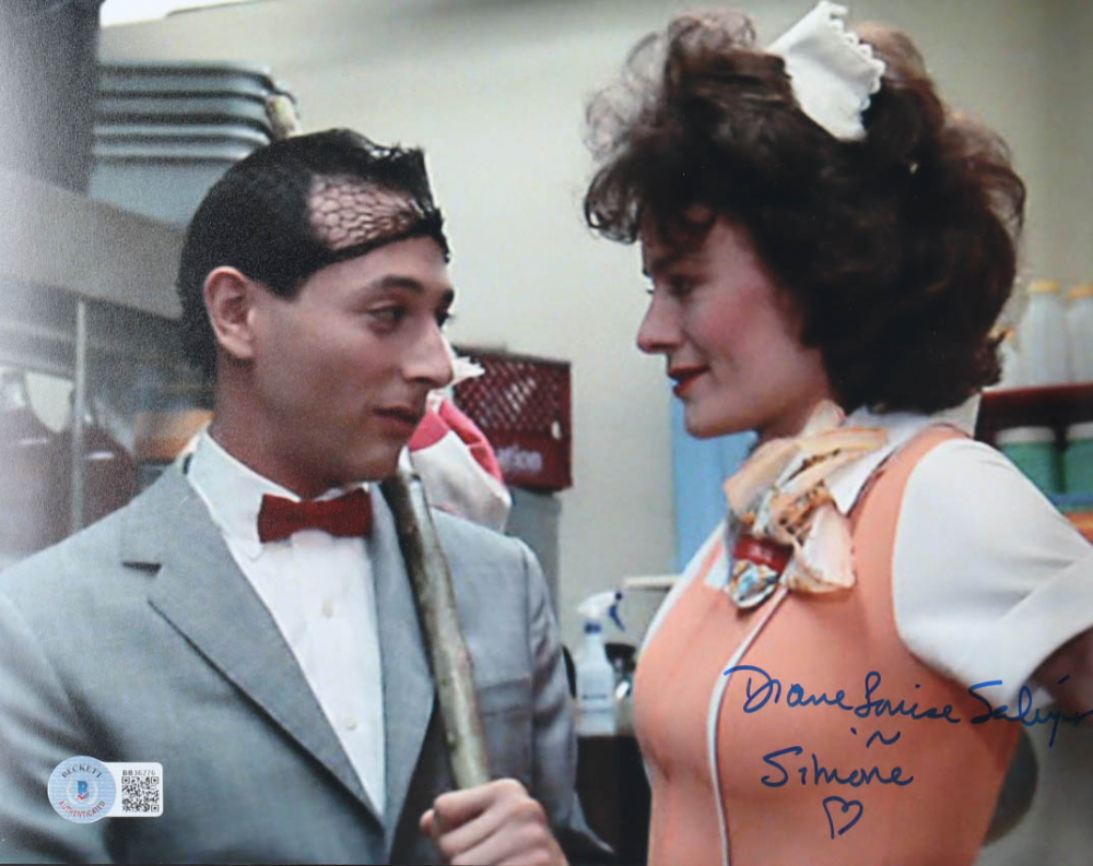 Diane Salinger Signed "Pee-wee's Big Adventure" 8x10 Photo Inscribed ...