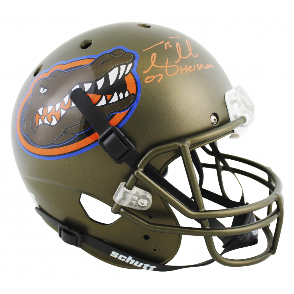 Tim Tebow Signed Florida Gators Full-Size Helmet Inscribed "07 Heisman ...