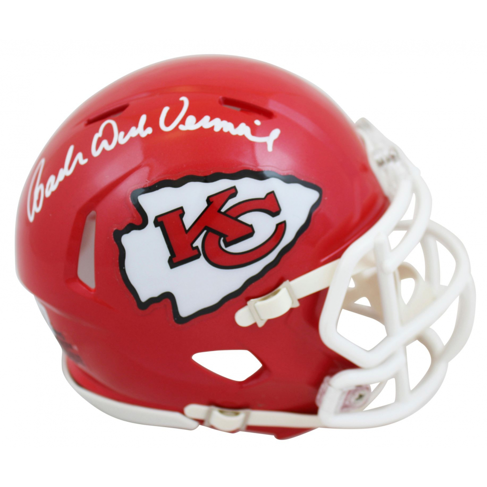 Dick Vermeil Signed Chiefs Speed Mini Helmet Inscribed "Coach" (Beckett ...