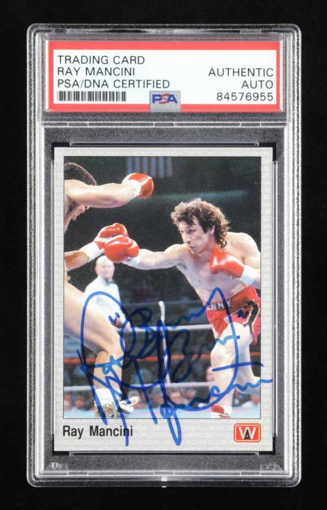 Ray Mancini Signed 1991 All World #26 (PSA) | Pristine Auction
