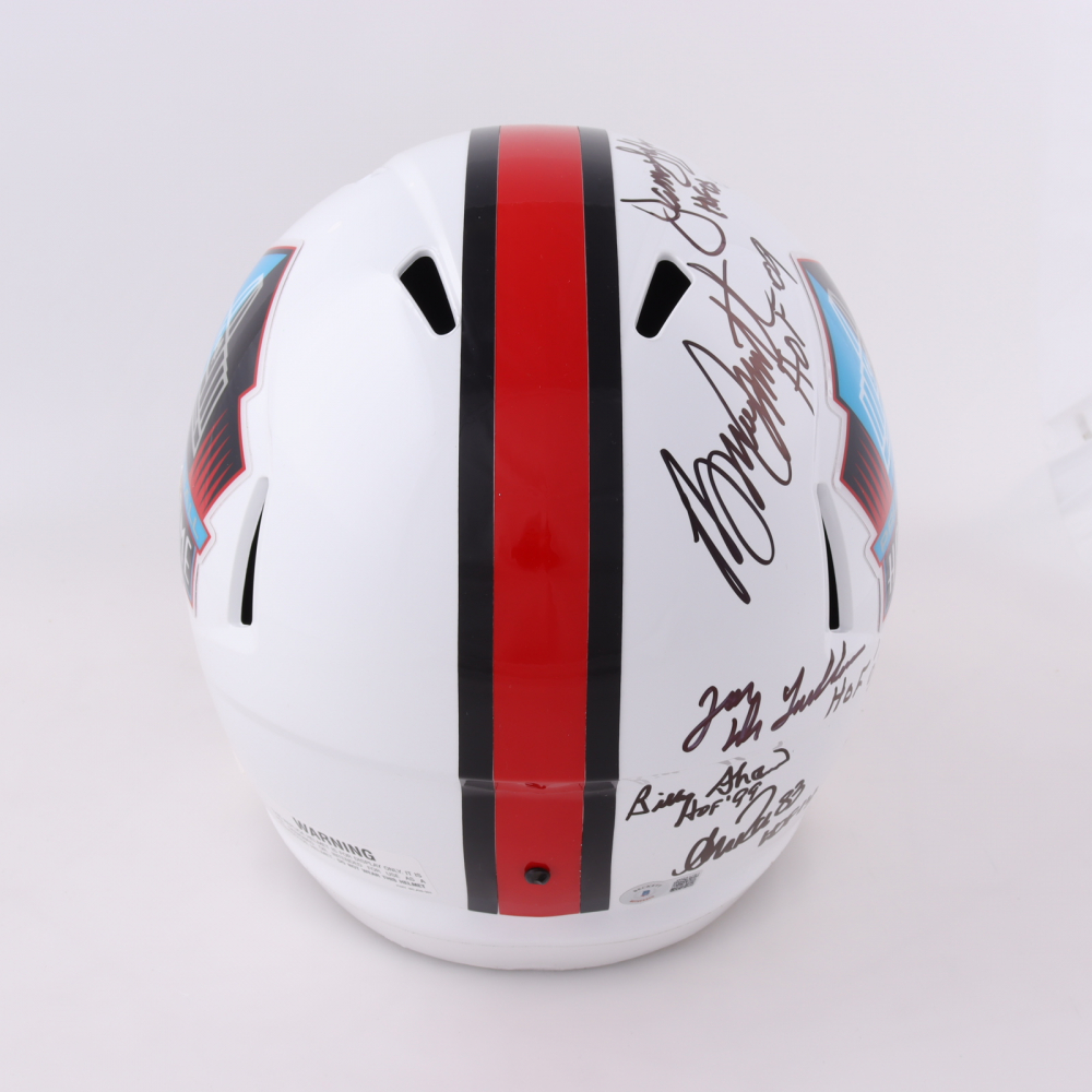 Bills "Hall of Famers" Full-Size Helmet Team-Signed By (9) With Mark ...